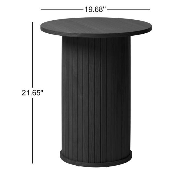 AllModern Iris Pedestal End Table & Reviews | Wayfair